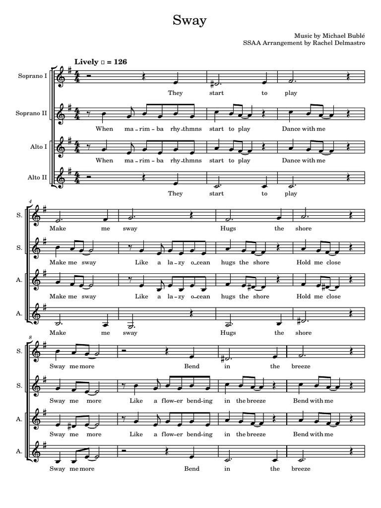 Sway Michael Bubl | PDF