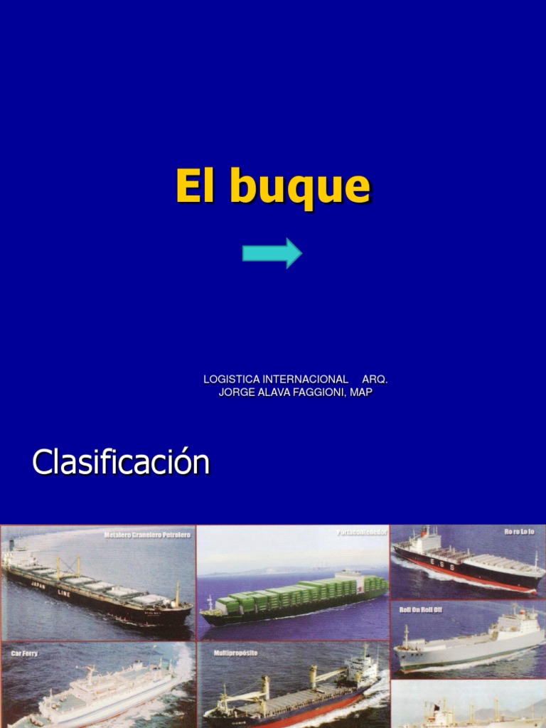 El Buque | PDF | Tipos de barcos | Embarcación