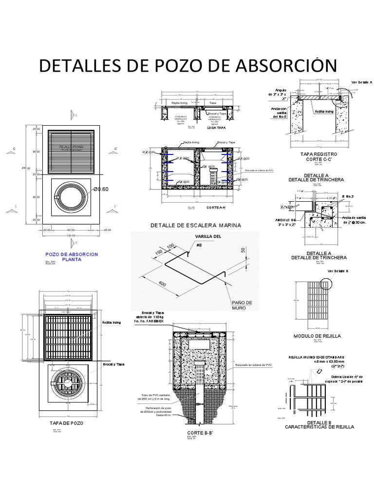 Detalles de Pozo de Absorción | PDF