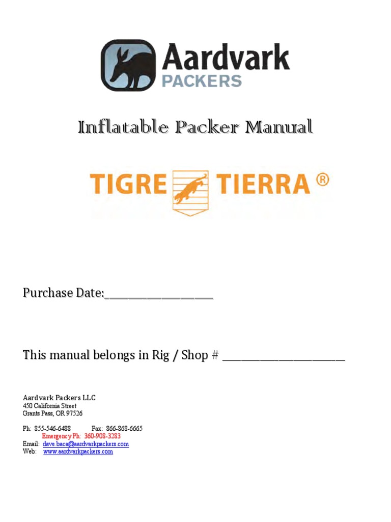 Inflatable Packer Manual | PDF