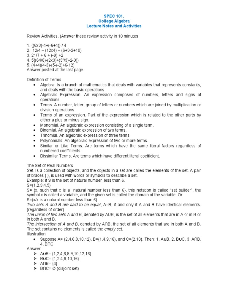 Algebraic Expression | PDF | Polynomial | Factorization