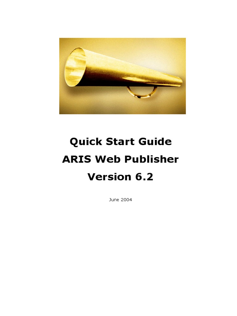 Quick Start Guide Aris Web Publisher S | PDF | World Wide Web ...