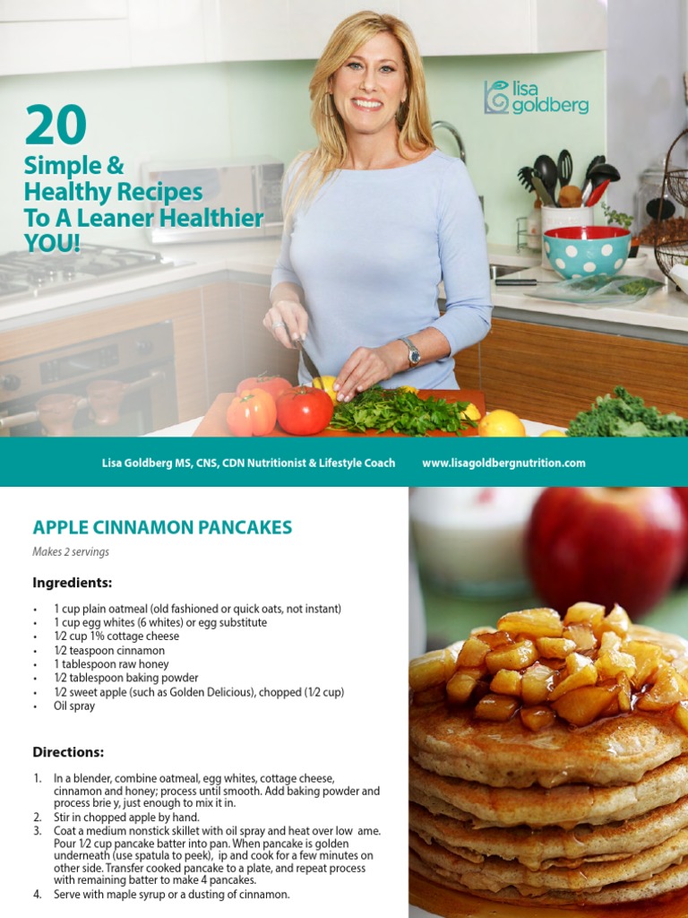 20 Healthy Recipes | PDF | Zucchini | Pancake