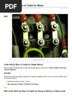 Motor Current Rating Chart: For Full Load Amps | PDF | Electric Motor ...