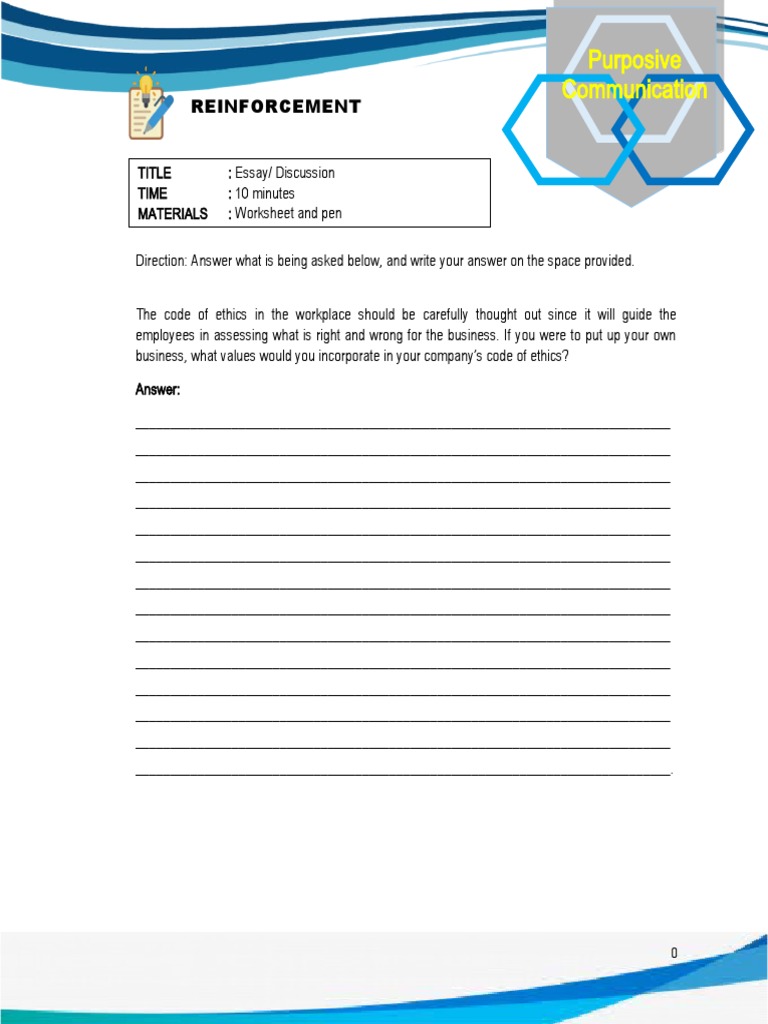 Reinforcement Activity 3 | PDF