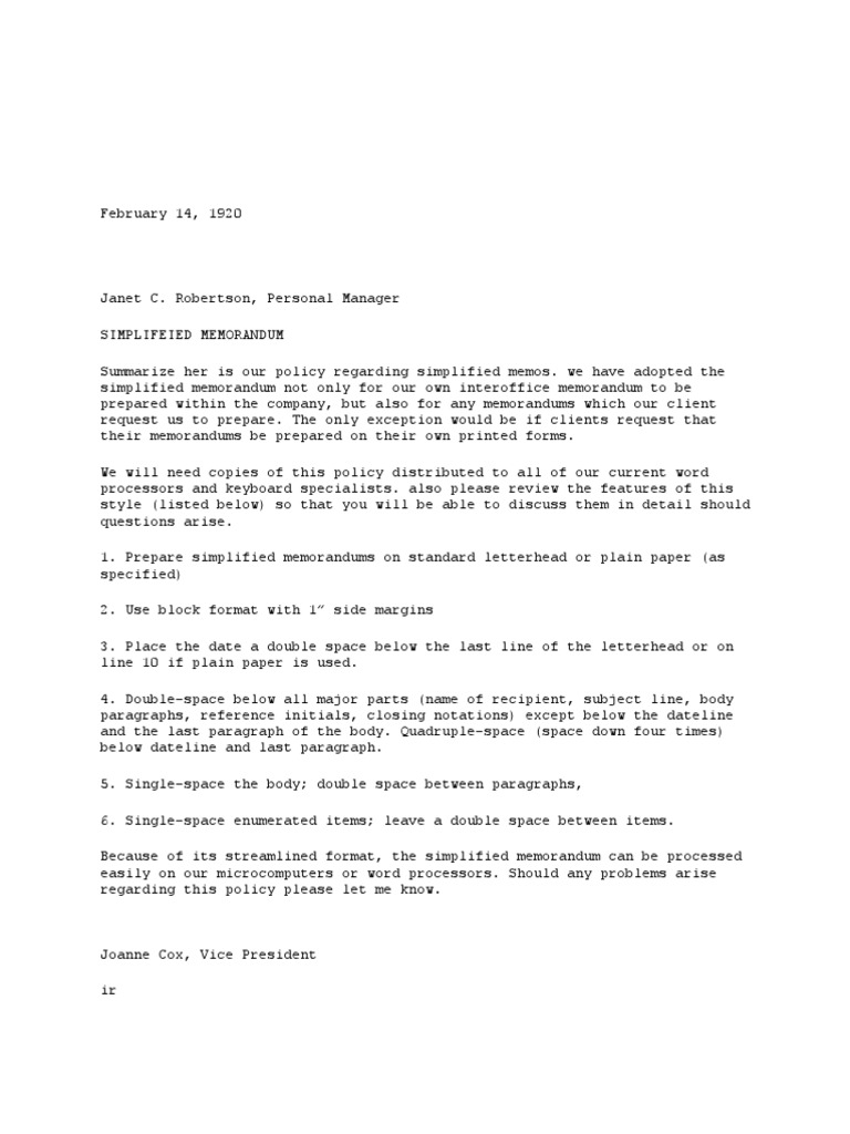Keyboarding Memorandum Simplified Page 20 at The Back of Past Paper Booklet | PDF