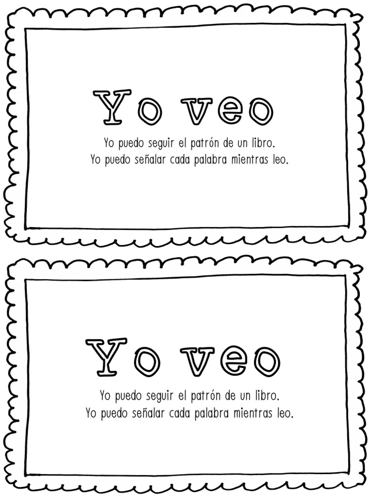 Libro Yo Veo | PDF