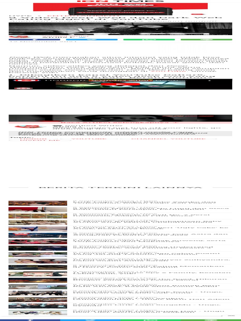 9 Video Deep Web Dan Dark Web Paling Ngeri Di YouTube | PDF