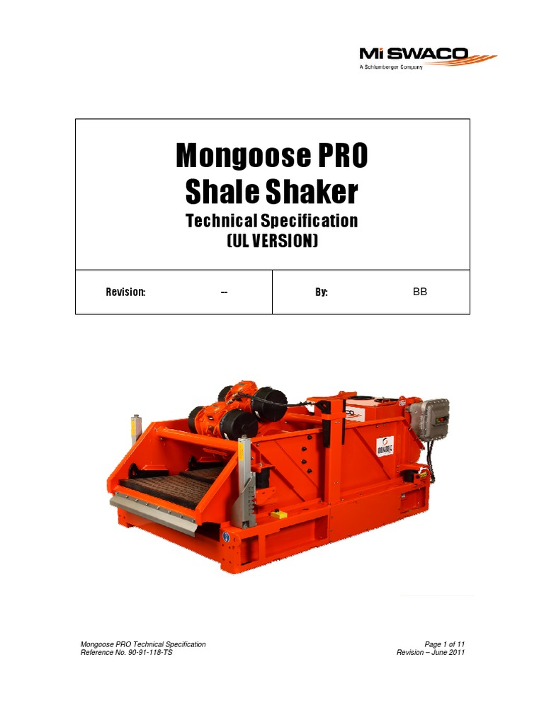 Mongoose Pro Technical Specification | PDF | Electricity | Electrical Engineering