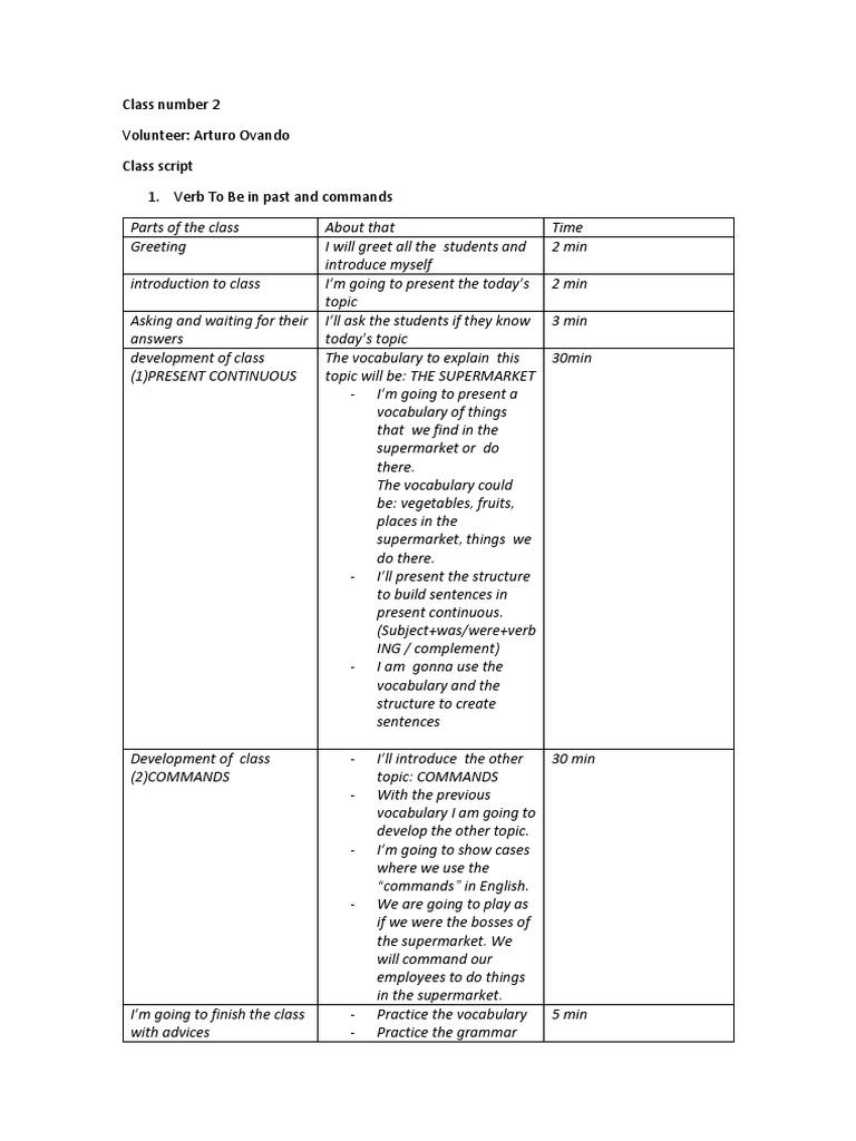 Class Script Download Free Pdf English Language Language Families 