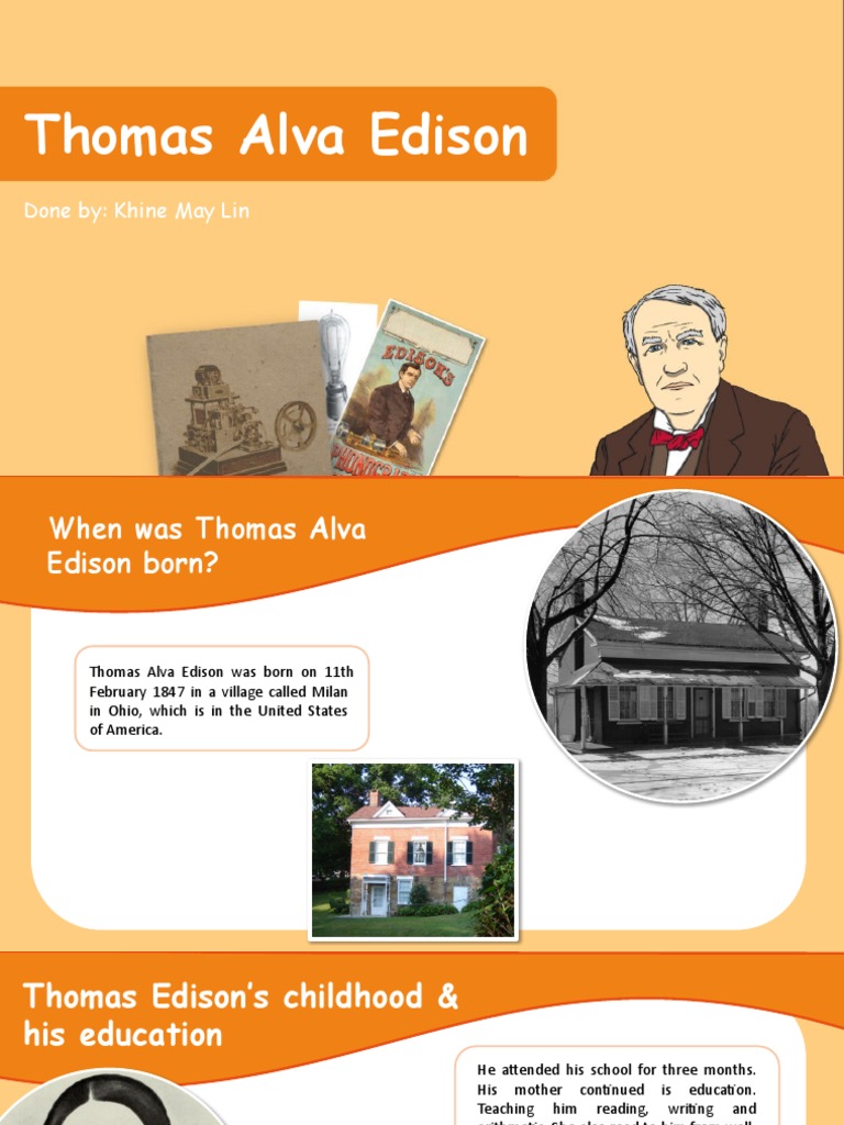 Thomas Alva Edison | PDF | Thomas Edison | Electricity