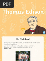 Thomas Edison Reading Comprehension | PDF | Thomas Edison