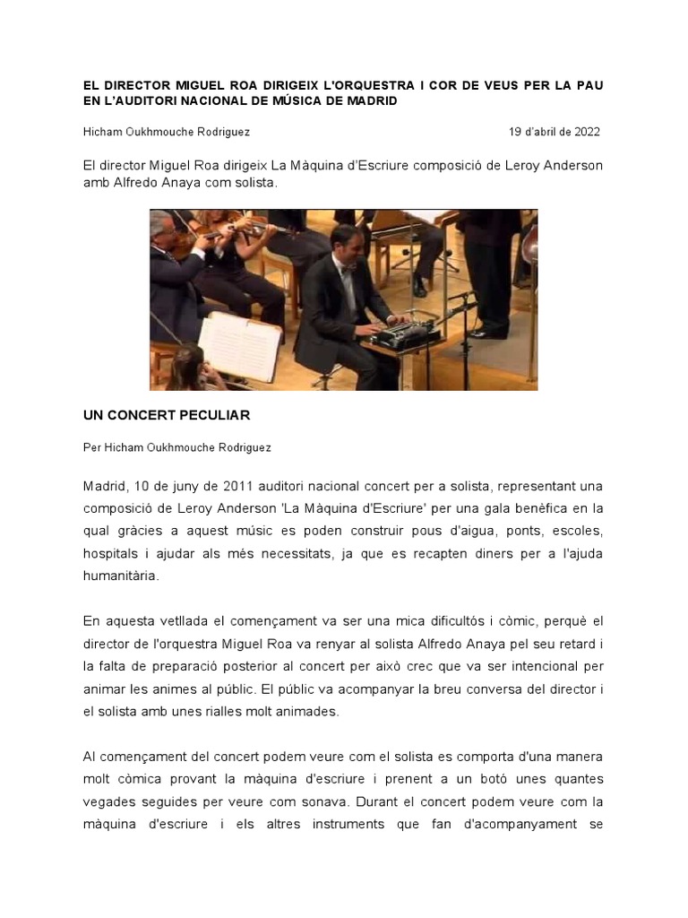 Critica Musical | PDF