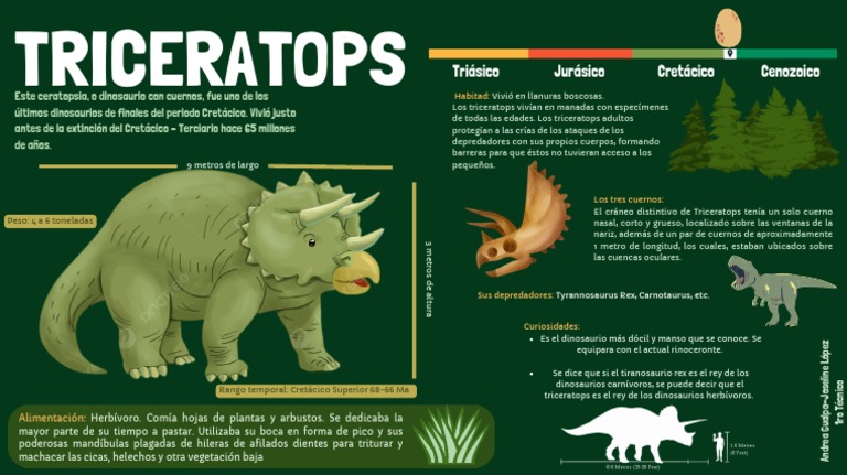 Esquema Del Triceratops