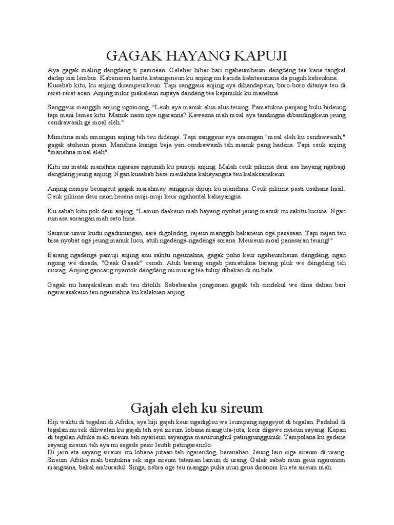 Teks Dongeng | PDF