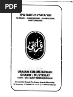 Buku Ghorib Metode Qiroati Terbaru | PDF