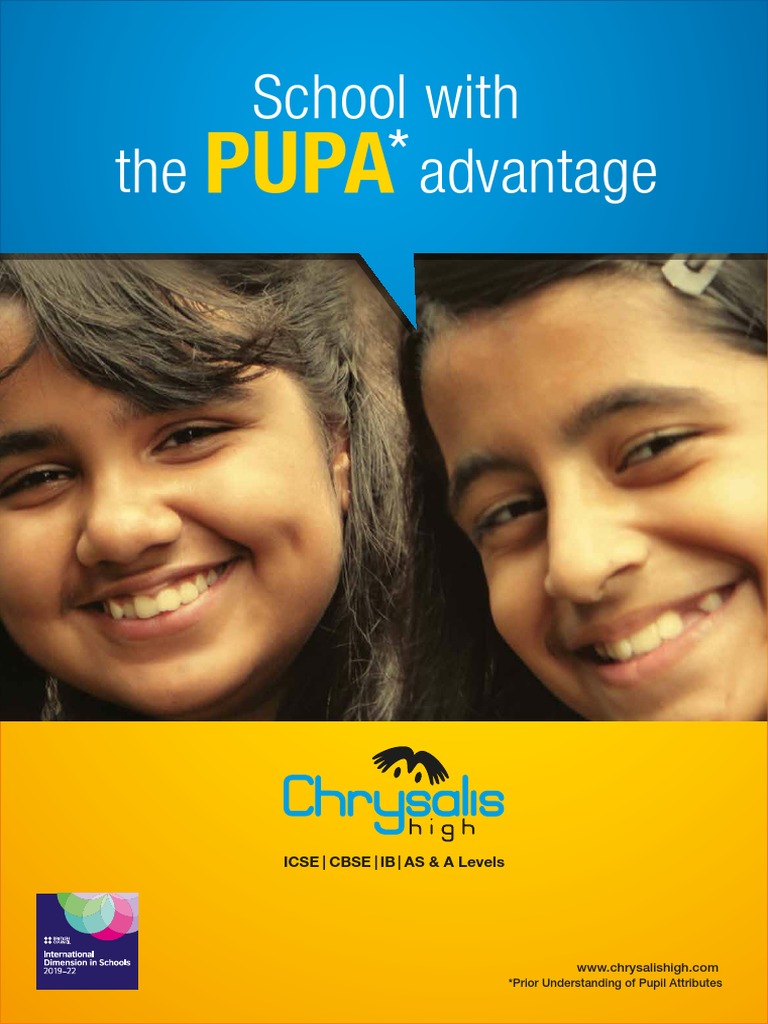 Chrysalis High PUPA Advantage School ICSE CBSE IB AS A Levels | PDF ...