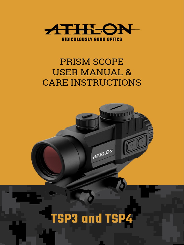 Athlon Prism Scope Manual TSP3TSP4 | PDF | Telescopic Sight | Minute ...