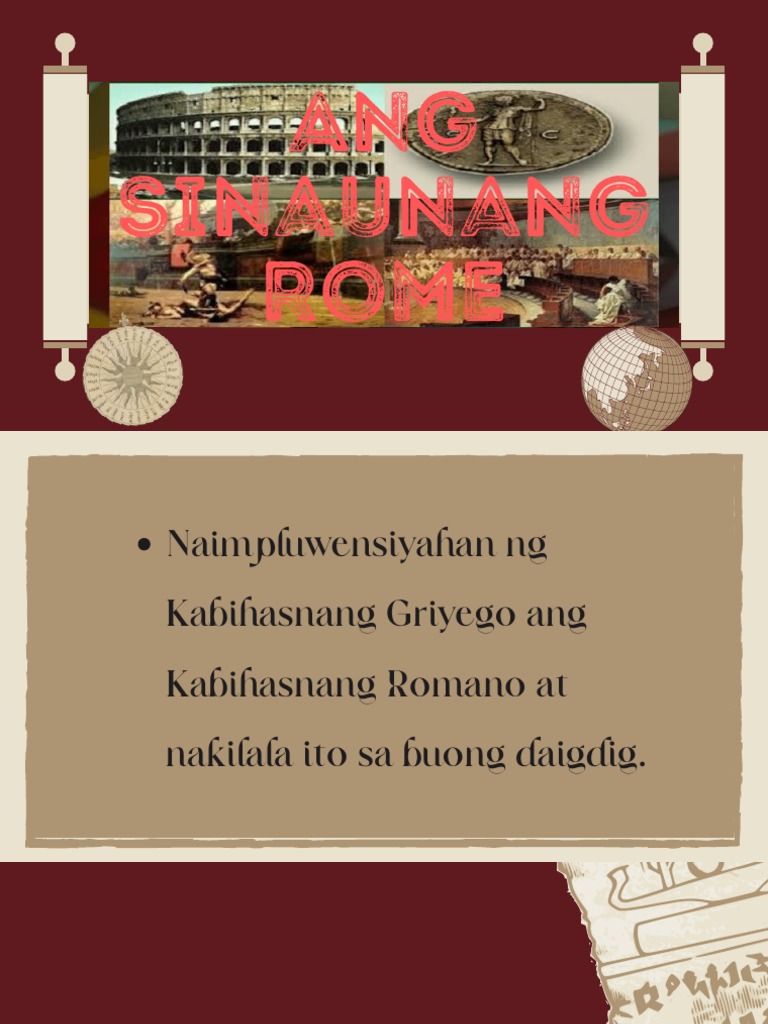 Ang Sinaunang Rome | PDF