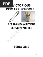 Nelson Handwriting Scheme | PDF