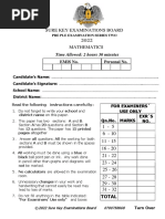 Sure Key Examinations Board p.7 Ple Mathematics | PDF | Mathematics