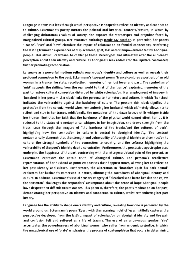 Trance', Eyes' and Keys' | Download Free PDF | Identity (Social Science ...
