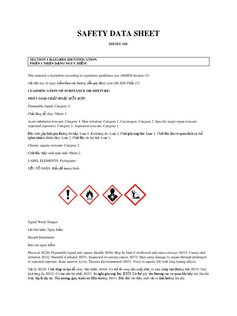 MSDS Do El - VN | PDF
