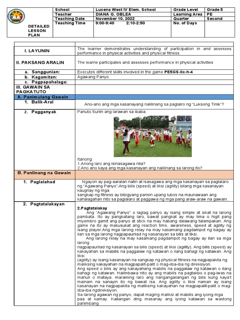 2nd PE 5 Week 1new | PDF