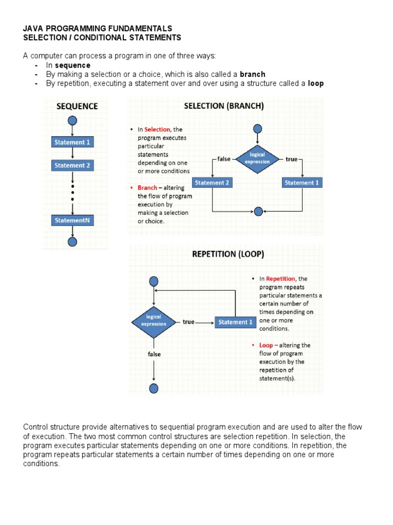3 Conditional Statements | PDF | Control Flow | Computer Science 3 Conditional Statements | PDF | Control Flow | Computer Science