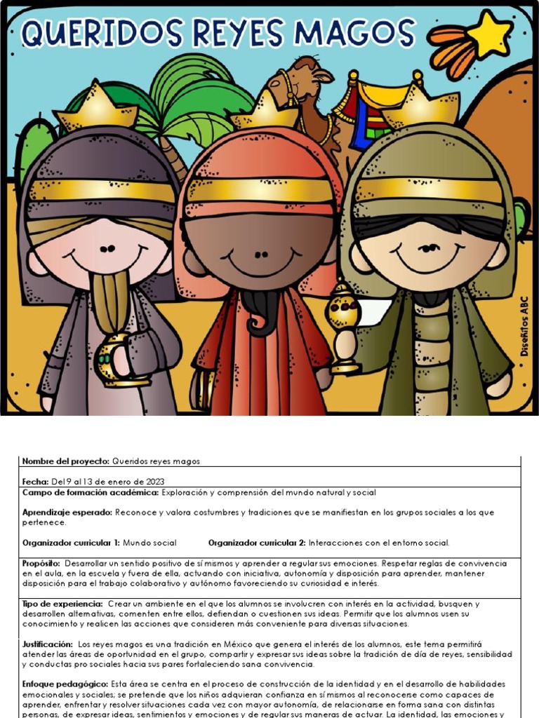 Actividades Didácticas sobre Reyes Magos | PDF | Aprendizaje | Evaluación