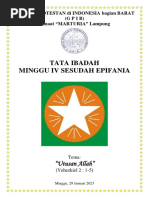 Contoh Votum dan Salam Ibadah | PDF