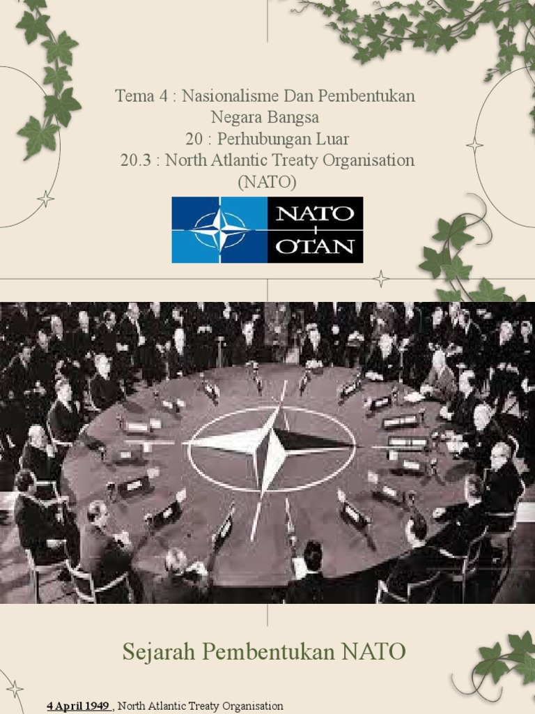 Sejarah dan Tujuan Pembentukan NATO | PDF