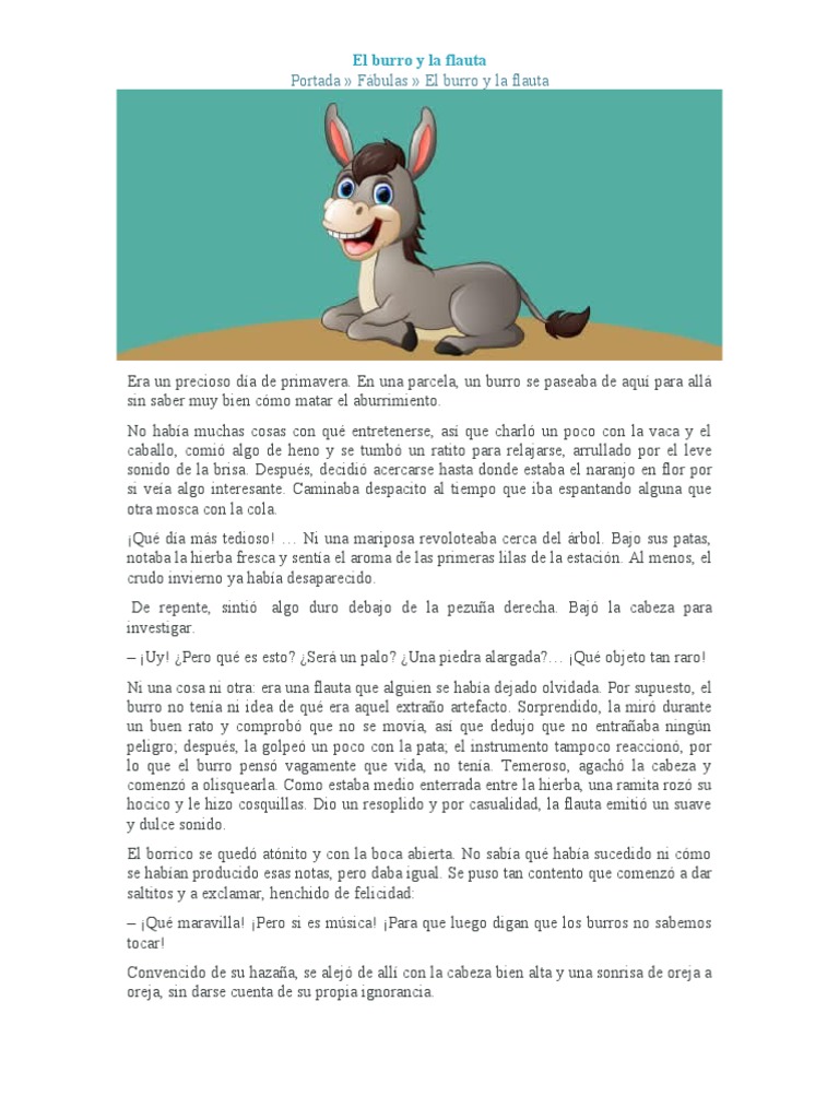 El Burro y La Flauta | PDF