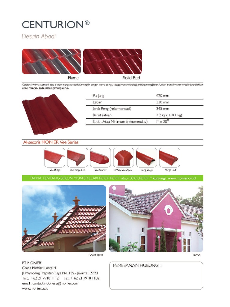 Brosur Produk - CENTURION | PDF