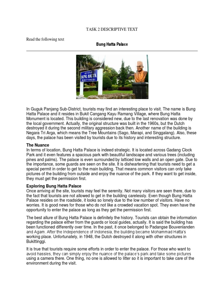 Task 2 Descriptive Text | PDF