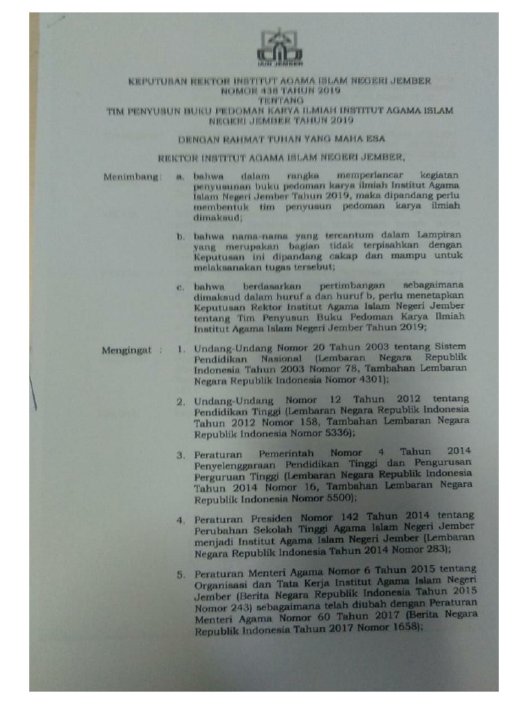 Tim Penyusun Buku Pedoman-2019 | PDF