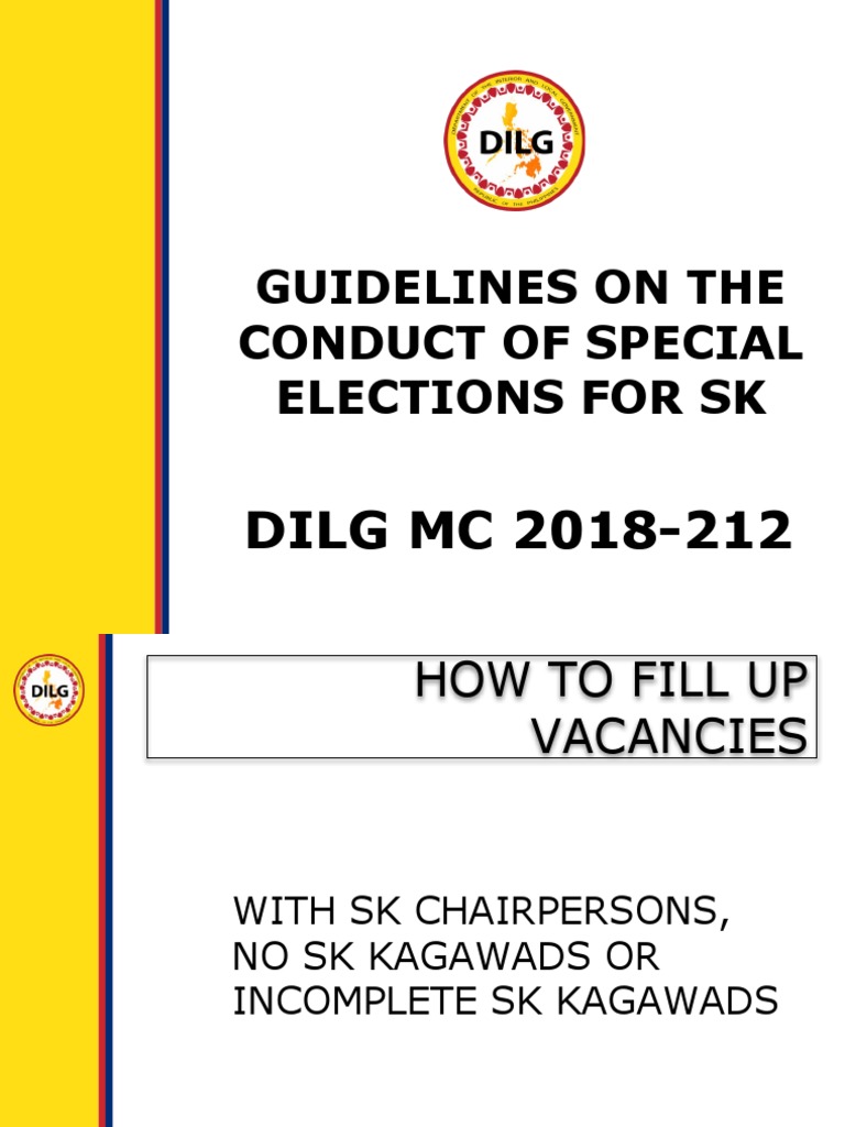 SK Special Election Guidelines | PDF | Voting | Absentee Ballot