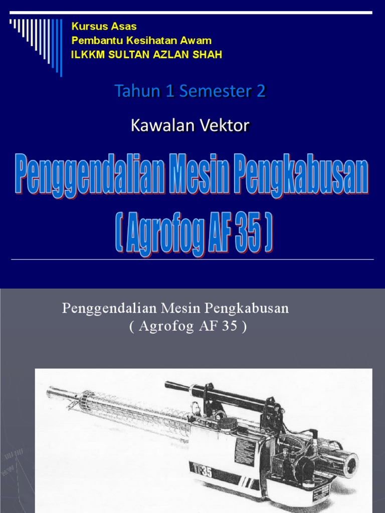 3.pengendalian Mesin Agrofog 1 | PDF