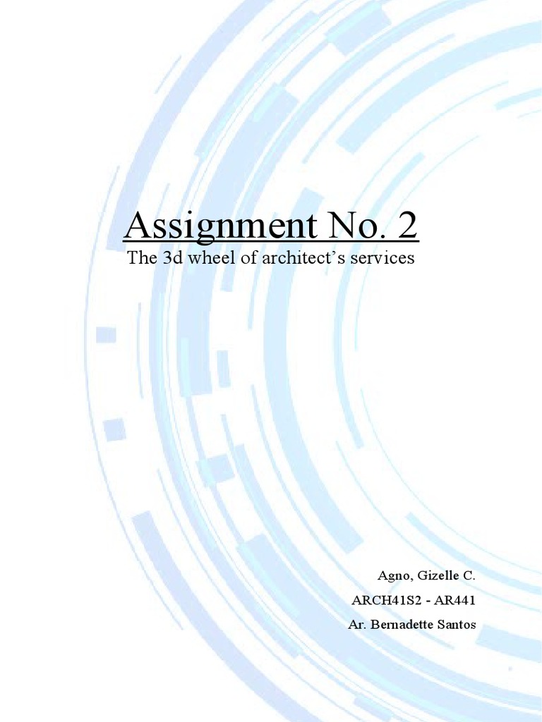 Scope of Work of An Architect | PDF | Architect | Specification ...