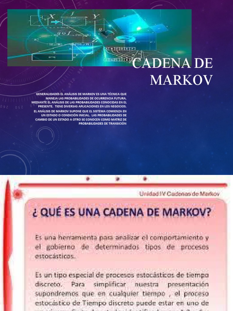 Introducción a la Cadena de Markov | PDF | Cadena Markov | Probabilidad