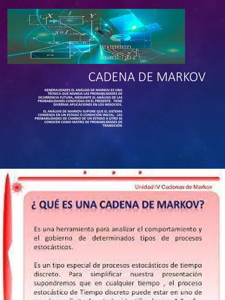 Cadena de Markov | Descargar gratis PDF | Cadena Markov | Conceptos matemáticos