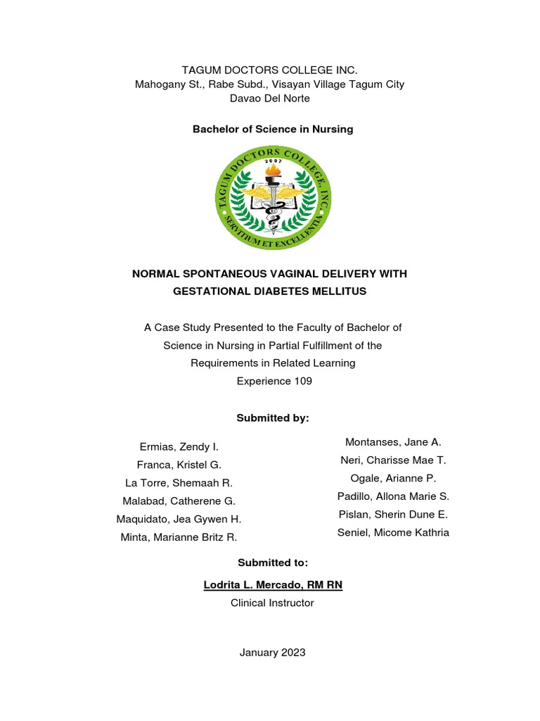 GROUP 6 TDH DR Case Presentation 1 | PDF | Labia | Implantation (Human ...