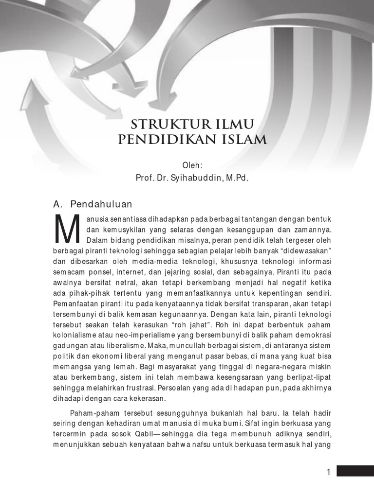 Struktur Ilmu Pendidikan Islam | PDF