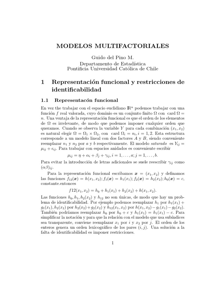 Multifactorial | PDF | Matriz (Matemáticas) | Álgebra lineal