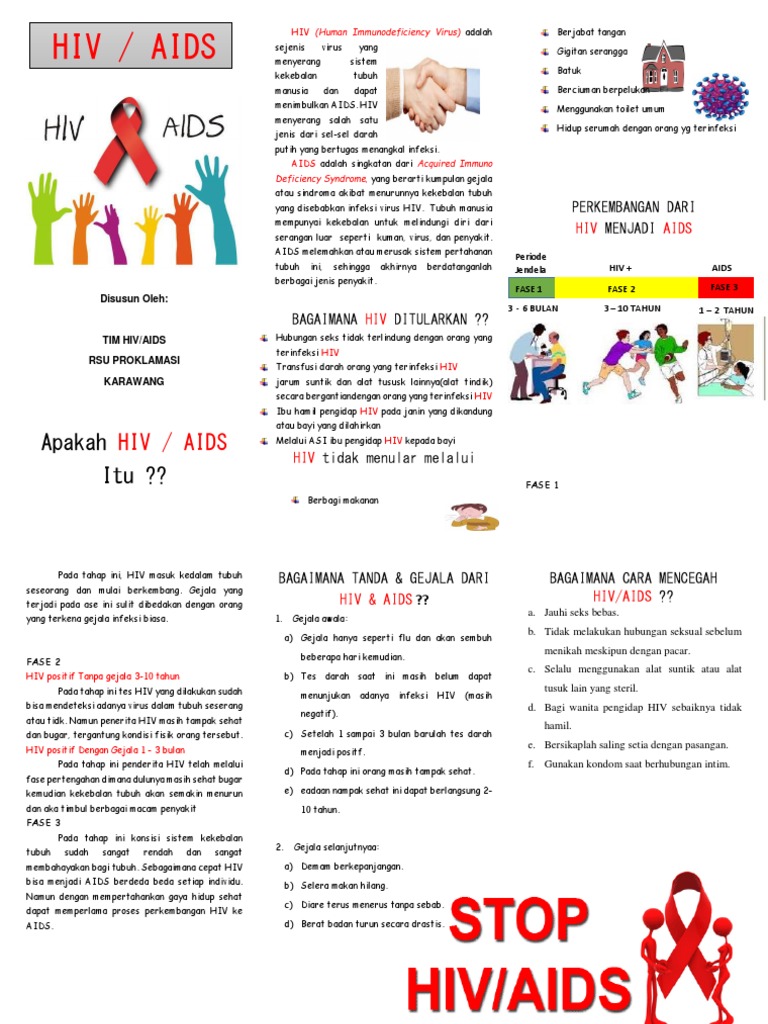 Leaflet Hiv | PDF