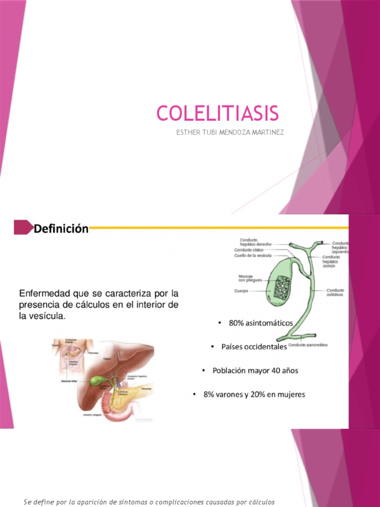 COLELITIASIS | PDF | Bilis | Especialidades Medicas