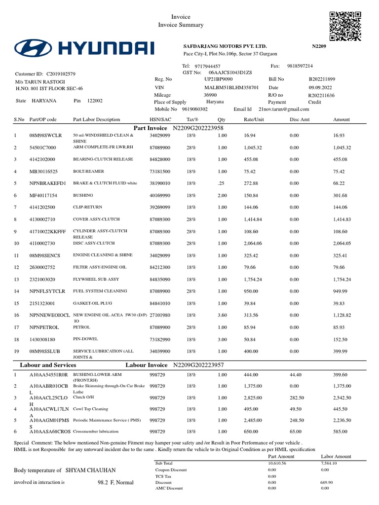 Car Service | PDF | Vehicles | Motor Vehicle