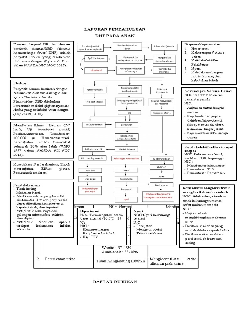 Diagnosa dan Penanganan DHF pada Anak | PDF