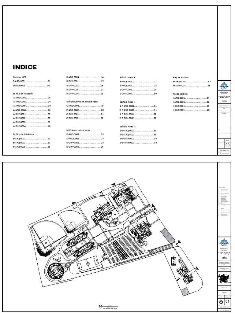Planos Actualizados Campus UCE | PDF