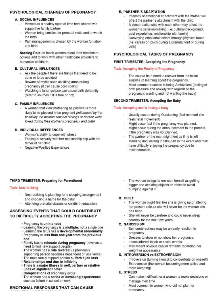 Maternal Midterm Notes Pdf Pregnancy Fetus